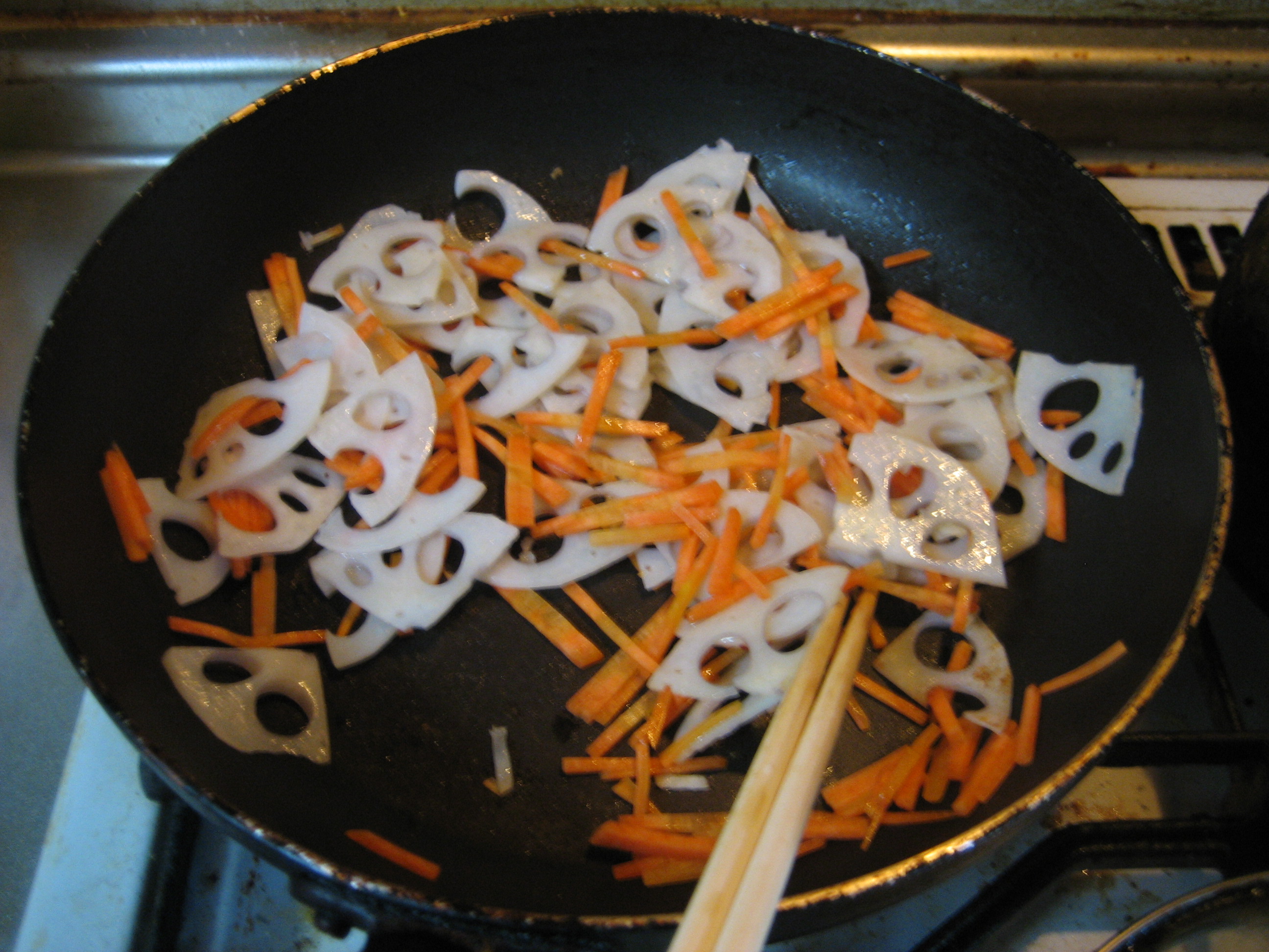 Lotus root Kinpira (Renkon no Kinpira) | Food in Japan