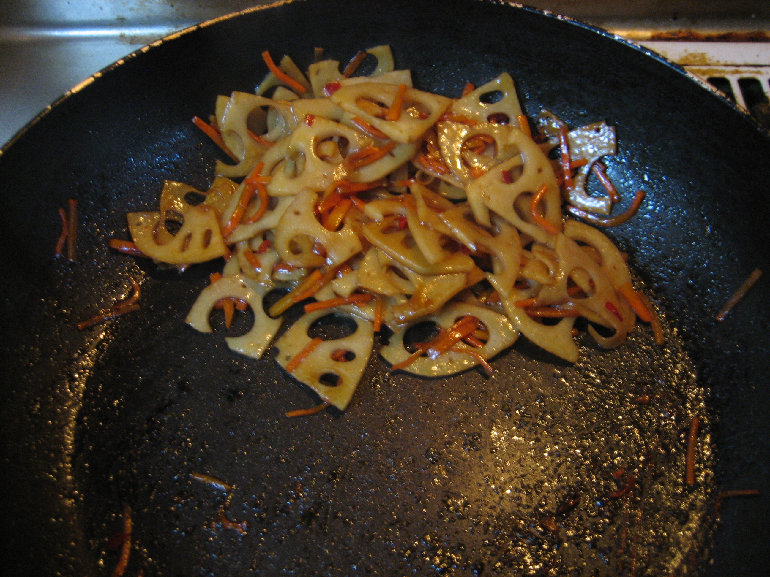Lotus root Kinpira (Renkon no Kinpira) | Food in Japan